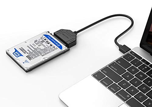 DMLIANKE SATA to USB 3.0 Adapter for 2.5" HDD Hard Drives, USB 3.0 to SATA Cable, USB Sata Adapter Support UASP for 2.5 Inch SSD/HDD (SATA to USB A 3.0 Adapter)
