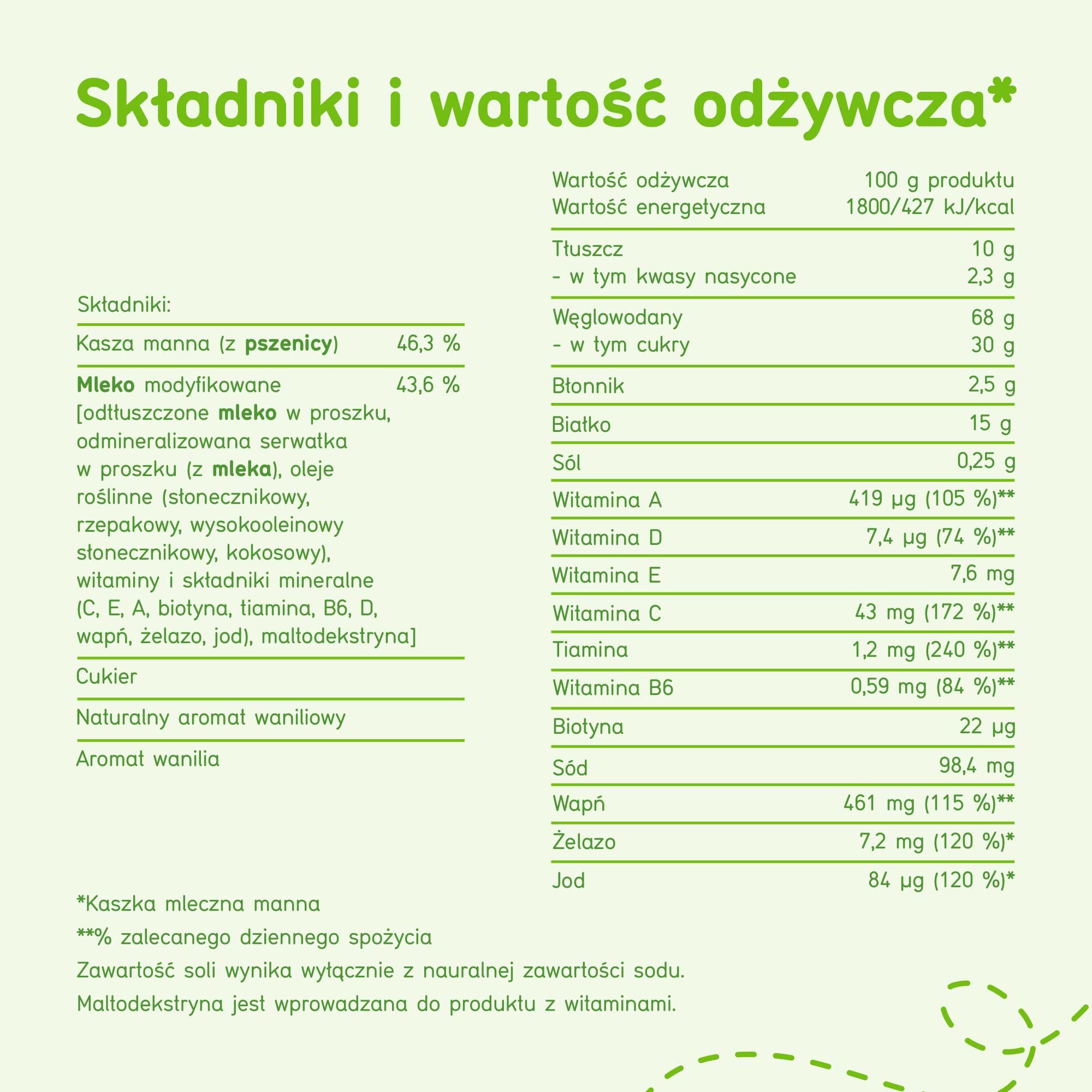 Bobovita Instant Milk Semolina (230g /8.1 Oz)