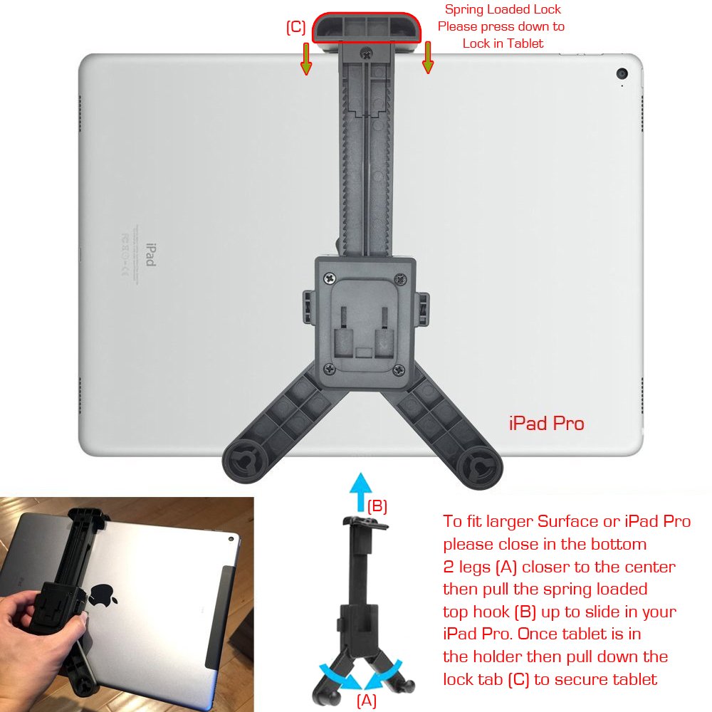 ChargerCity HDX-2 Car SUV Truck Drinks Beverage Cup Holder Mount for All Smartphones & Tablets Like iPad Pro Air Mini iPhone Max Galaxy Tab Fold S23 14 15 Ultra Max Pro (Fits Home Theater Recliner)