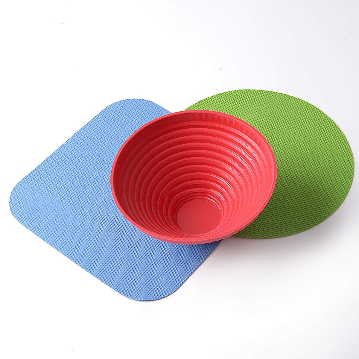 3 set of HengKe Jar Gripper, 9 Pieces Multi-Purpose Reusable Rubber Gripper Jar Opener Gripper Rubber Jar,Gripper Pads Round Kitchen Coasters Multi-Purpose Bottle Lid Openers Fit for Most Bottles