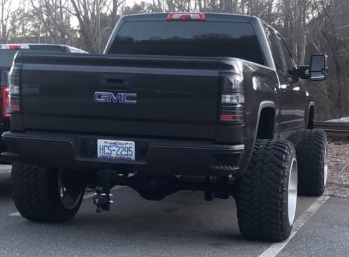 BulletProof Hitches⢠2.5" Adjustable Medium Duty (14,000lb Rating) 6" Drop/Rise Trailer Hitch with 2" and 2 5/16" Dual Ball (Black Textured Powder Coat)
