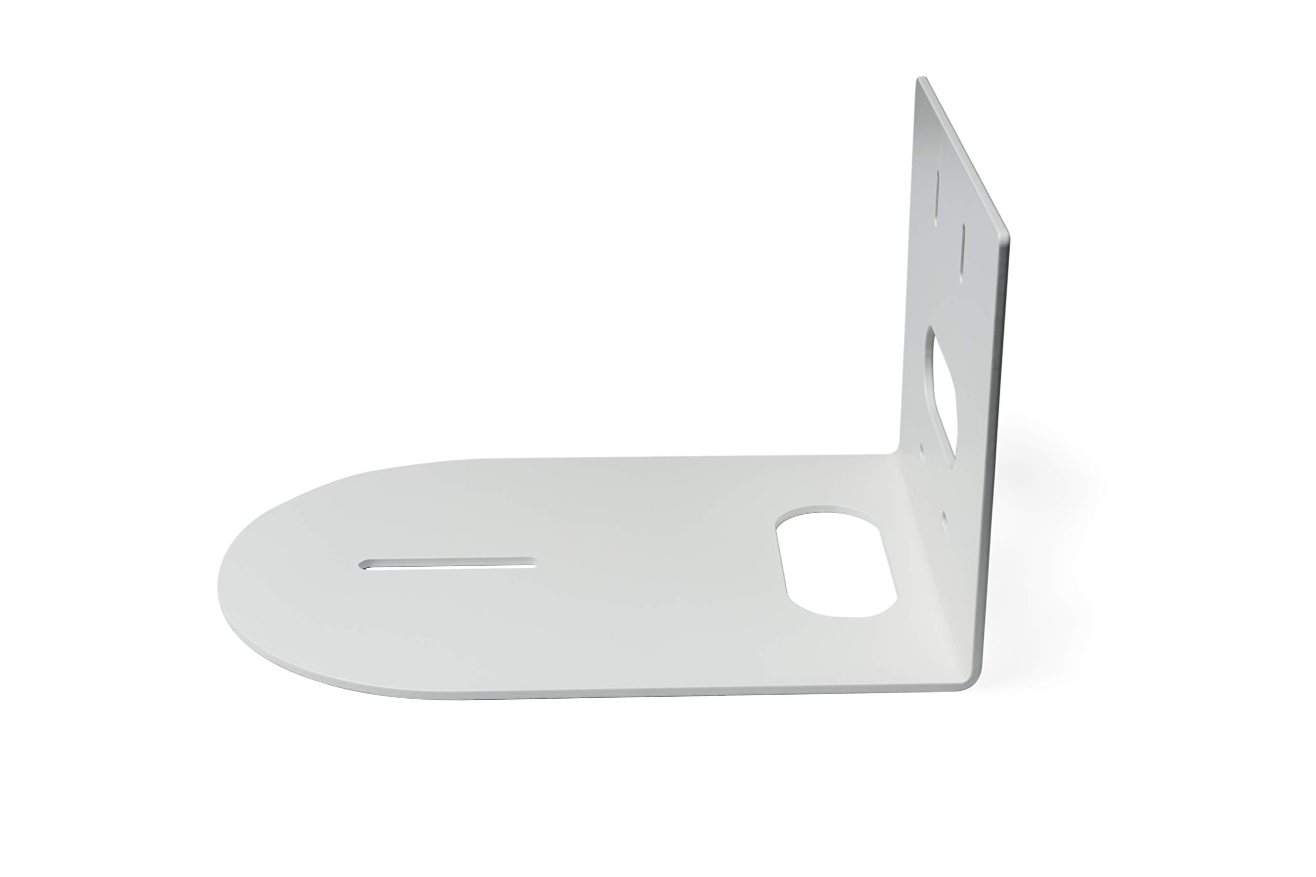 AV Brackets | PTZ Camera Universal Mounting Bracket Compatible with | HuddleCam | PTZOptics | Small Universal | White | HCM-1