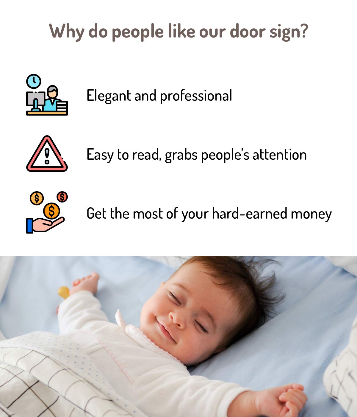 Do Not Disturb Door Hanger Sign, 2 Pack (Printed on Both Sides), 9.3″x3.5″PVC Plastic, Please Do Not Disturb Sign for Home, Office, Hotel, Bathroom, Bedroom, Pumping, Breastfeeding, Therapists, Clinic