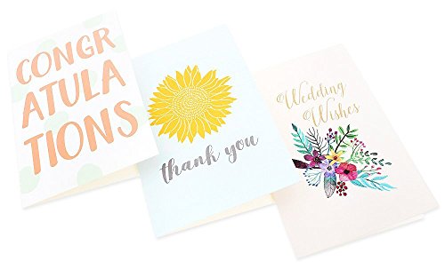 Best Paper Greetings 48-Count Greeting Cards Assortment Box Set for All Occasions, Envelopes Included, Blank Inside, for Birthday Congratulations Thank You
