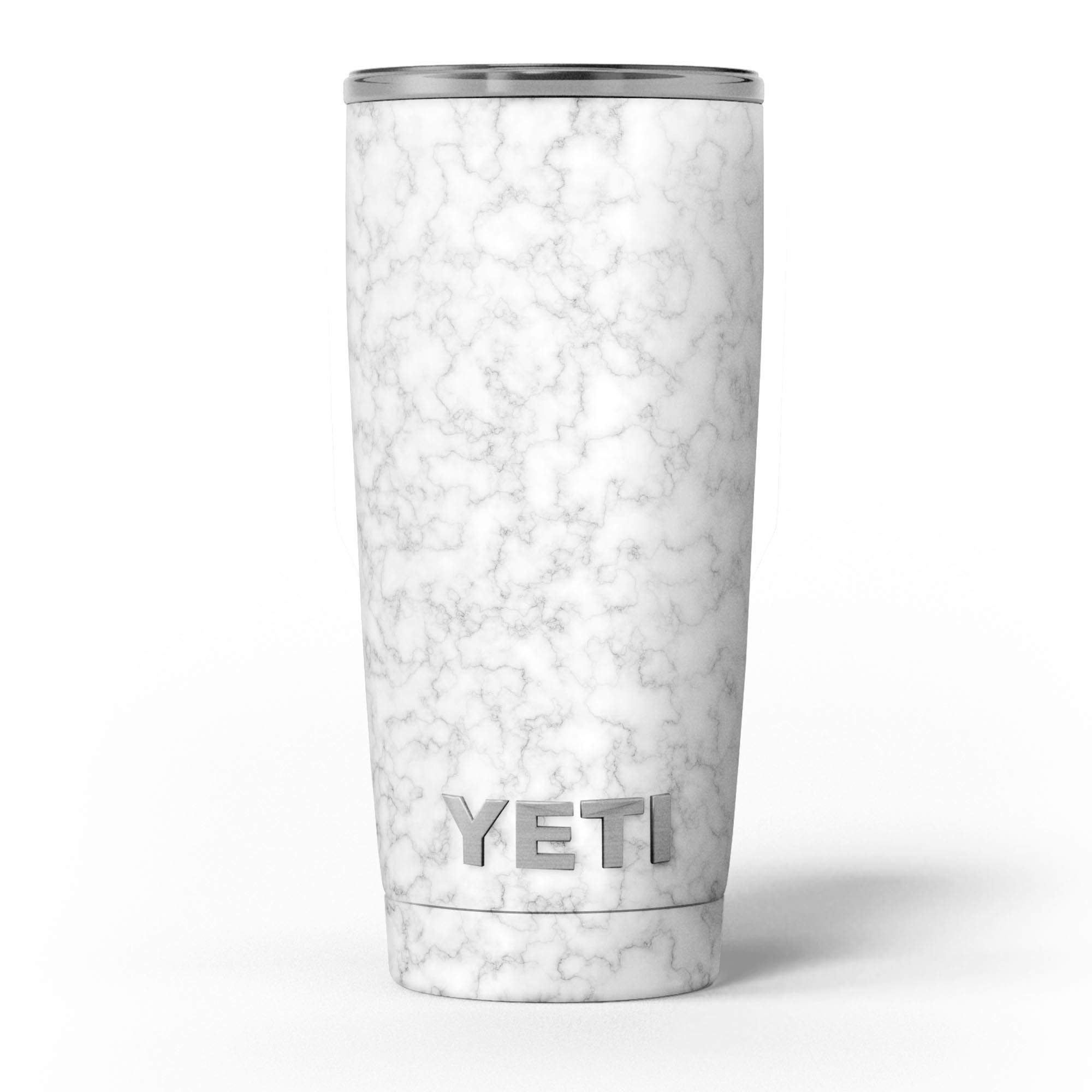 Design Skinz Slate Marble Surface V53 - Skin Decal Vinyl Wrap Kit Compatible with The Yeti Rambler Cooler Tumbler Cups