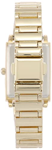 Anne Klein Women's Japanese Quartz Dress Watch with Metal Strap, Gold, 14 (Model: AK/3762CHGB)