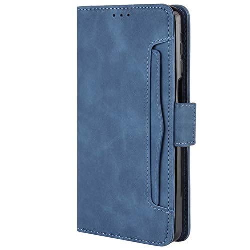 HualuBro Xiaomi Redmi Note 9S Case, Redmi Note 9 Pro Case, Magnetic Full Body Protection Shockproof Flip Leather Wallet Case Cover with Card Slot Holder for Redmi Note 9S Phone Case (Blue)