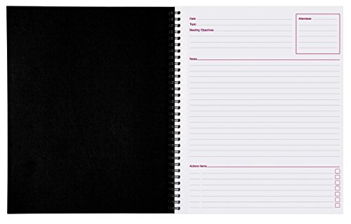 Cambridge Limited Meeting Planner,Side-Bound,11 x 8 1/4, 80 Sheets, Sold as 3 Pack (06132)