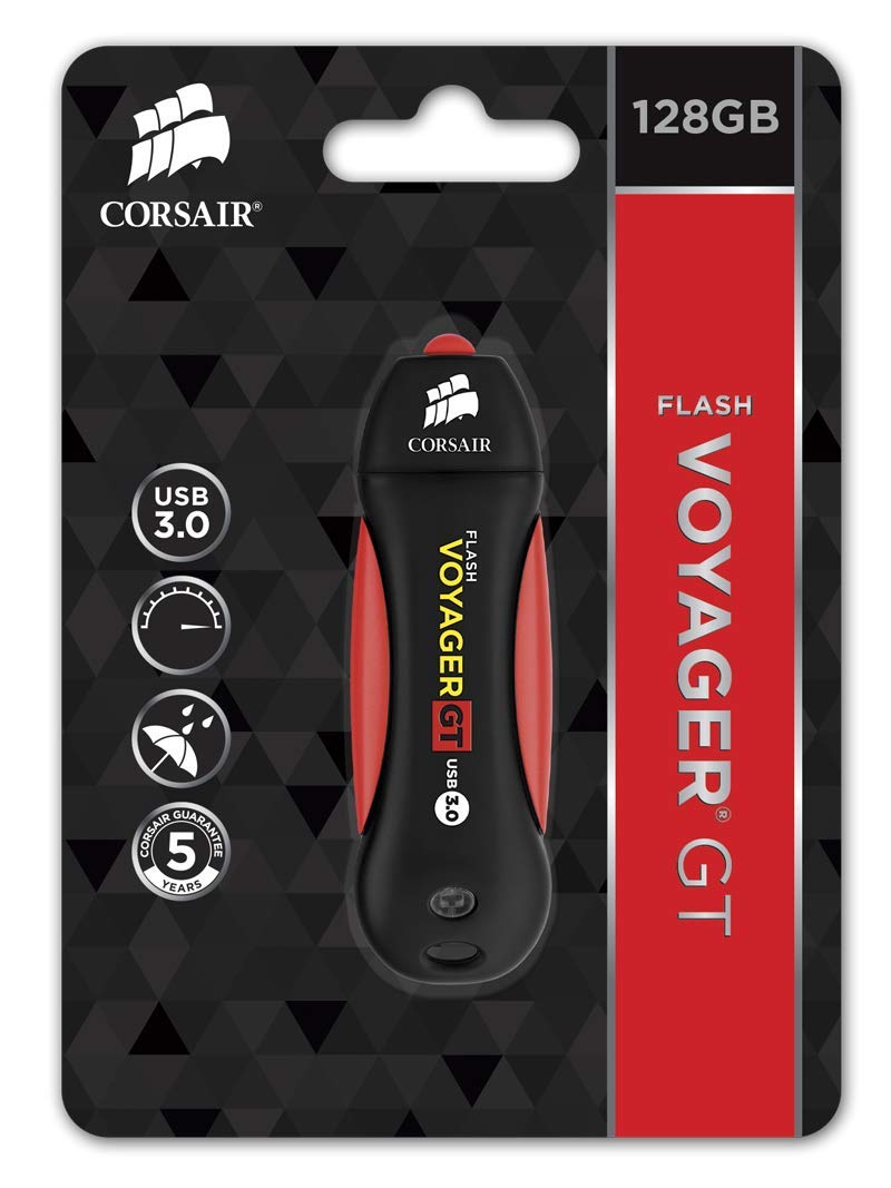 Corsair CMFVYGT3C-128GB Flash Voyager USB 3.0 128GB, Black