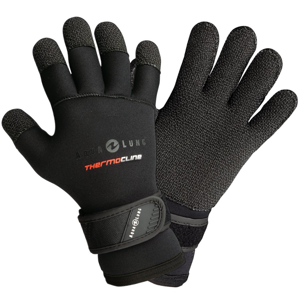 Aqua Lung Deep See 3mm Men's Thermocline Kevlar Dive Gloves (Medium)