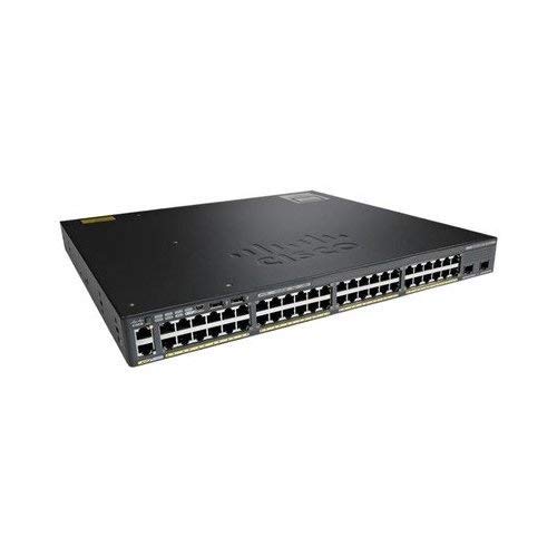 Cisco WS-C2960X-48FPS-L 48 Port PoE+ 2960X Gigabit Switch (Renewed)