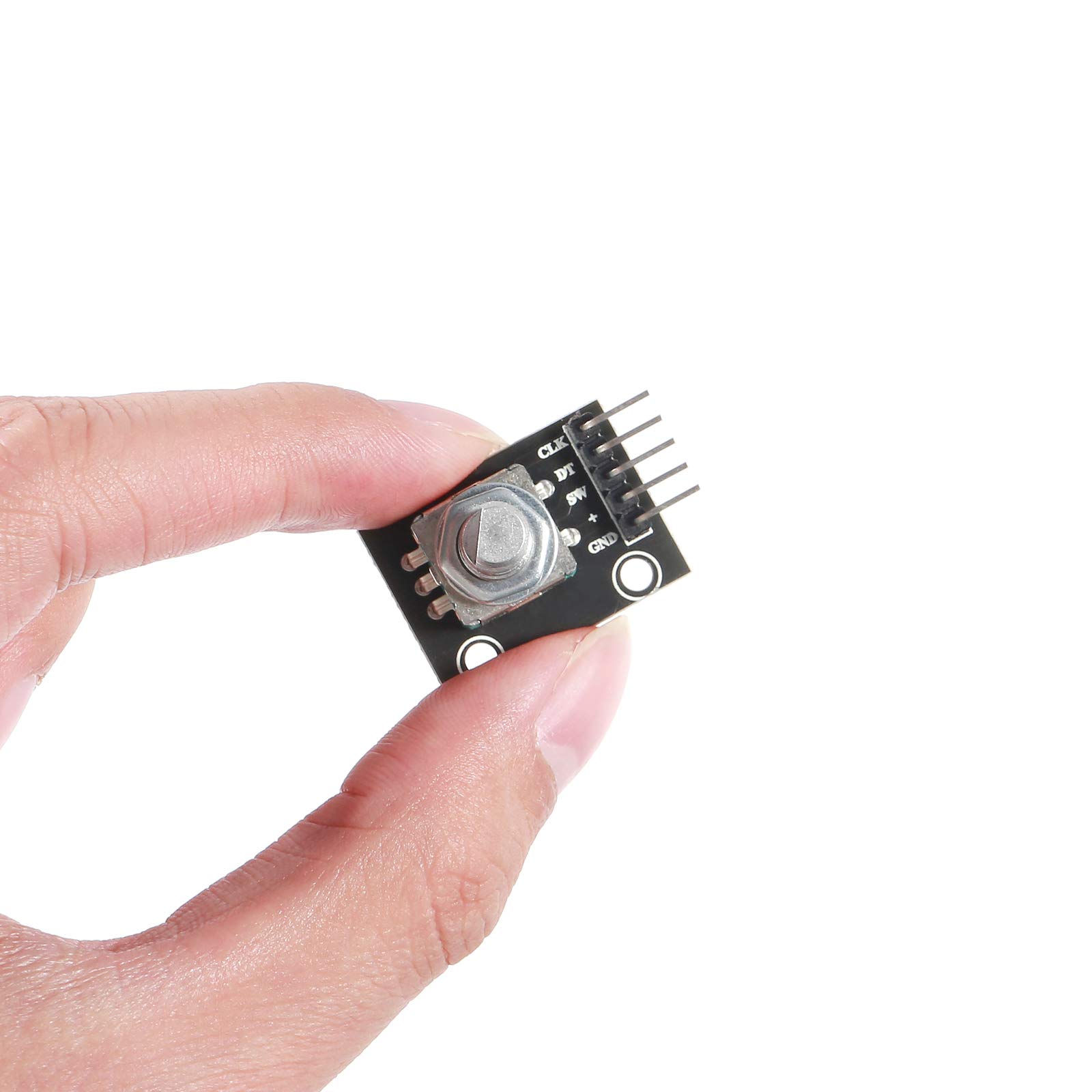 MELIFE 8pcs KY-040 Rotary Encoder Module Brick Sensor Development Board with Knob Cap DIY Kit for KY-040