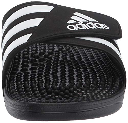 adidas Performance adissage Sandal, black/white/black, 11 M US