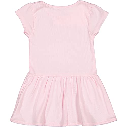 inktastic Happy Easter Cute Bunny and Blue Tractor Toddler Dress 4T Ballerina Pink 3e55d