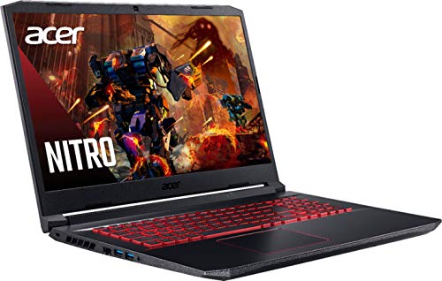 Acer - Nitro 5 17.3" Gaming Laptop - Intel Core i5 - 8GB Memory - NVIDIA GeForce GTX 1650 Ti 4GB - 512GB SSD - FHD IPS Display - Obsidian Black