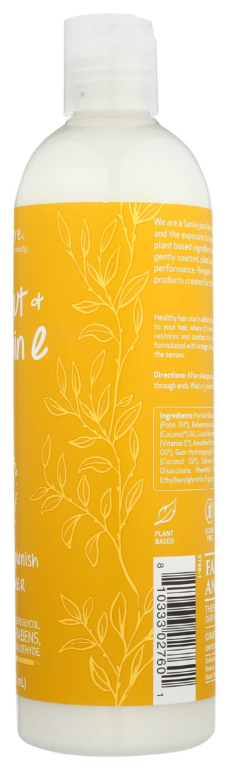 RENPURE Coconut & Vitamin E Conditioner, 19 FZ