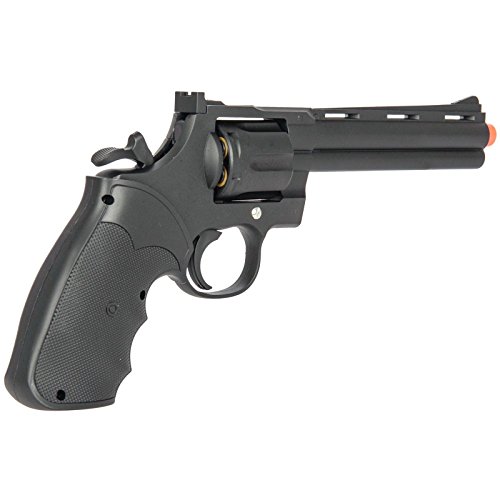 Airsoft 357 Magnum Revolver Full Size Spring Pistol Hand Gun w/Shells 6mm BB