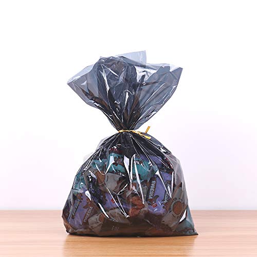 IVYTOHO Cellophane Wrapping Rolls Translucent Grey 100’ Ft Long 16’’ In Wide 2.3Mil Thick for Gifts Baskets Treats Candy Cookies Cellophane Wrapping Paper Shinny Colorful Cello Christmas Holiday