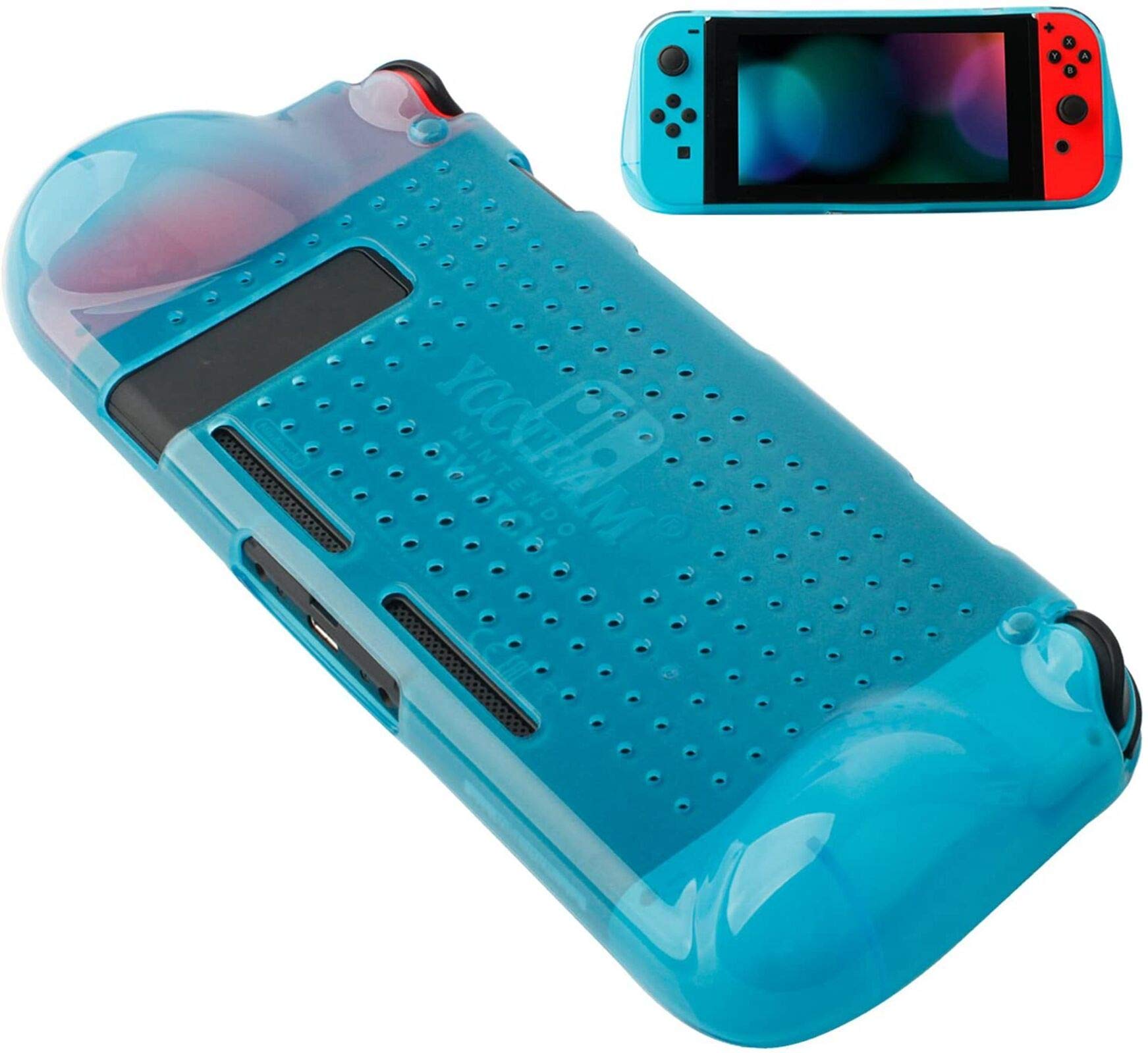 Airmate Switch Carrying Case Compatible with Nintendo Switch/Switch OLED (Blue)
