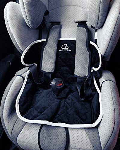 Car Seat Protector Piddle Pad for Toilet Potty Training Toddler, Baby Waterproof Portable Liner Convertible Pads Crash Tested for Carseat Stroller Accessories Machine Washable Seat Saver (2-Pack)