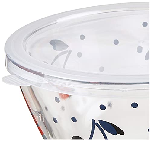 Kate Spade Vintage Cherry Dot 2-Piece Round Storage Set, 3.95 LB, Multi