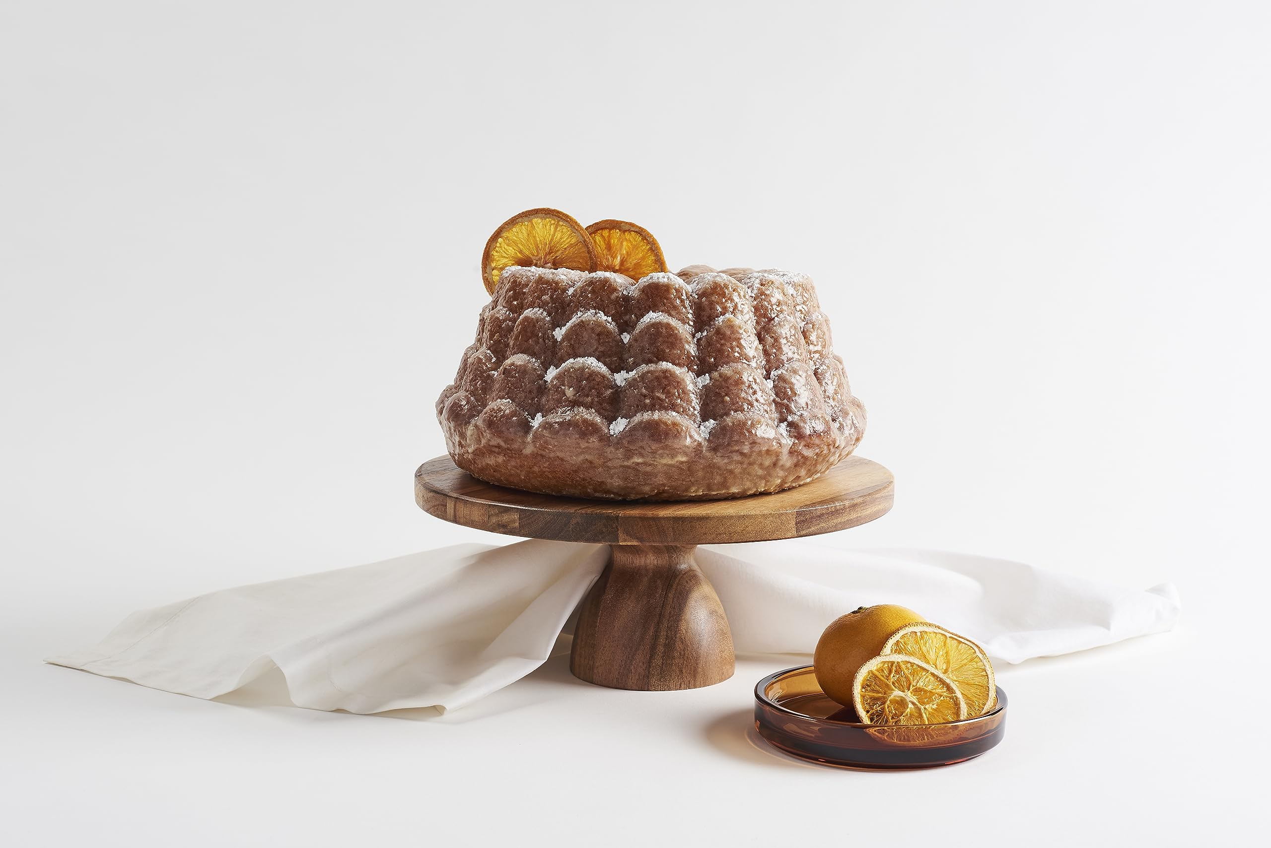 2 in 1 Cake Stand and Cheese Charcuterie Board, Cupcake Stand for Afternoon Tea, Dessert Table Display Made of Wood, Ecologic Cupcake Holder, Beautiful Wedding Cake Stand, 10 inch Diameter