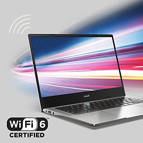 Acer Chromebook 514 Laptop | 14" FHD Touch | MediaTek Kompanio 828 Octa-Core Processor | 8GB RAM | 64GB eMMC | Wi-Fi 6 | Backlit KB | Chrome OS | Up to 15 Hours Battery Life | CB514-2HT-K0FZ, Silver
