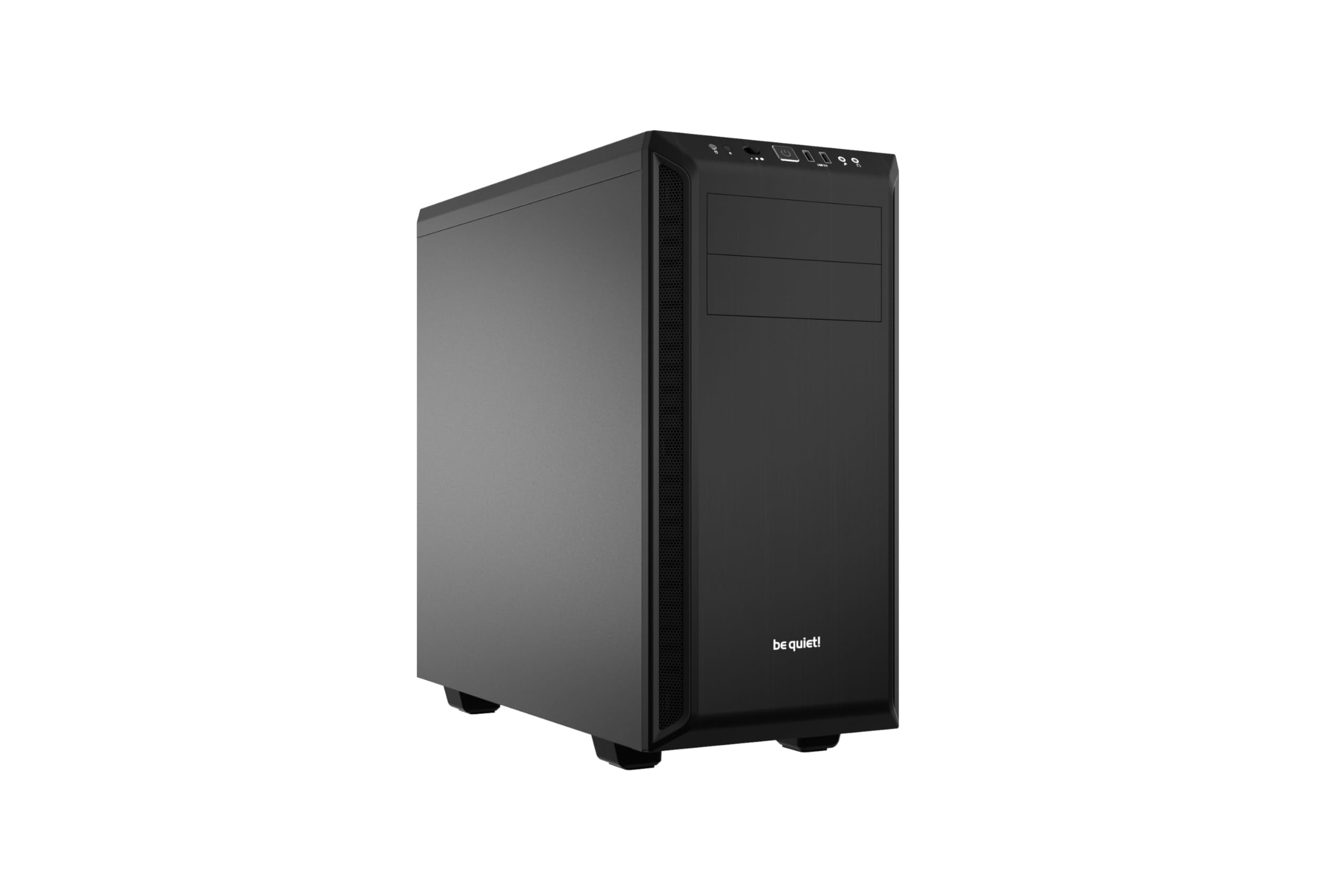 be quiet! Pure Base 600 ATX Midi Tower PC Case| 2 Pre-Installed Pure Wings Fans | Black | BG021