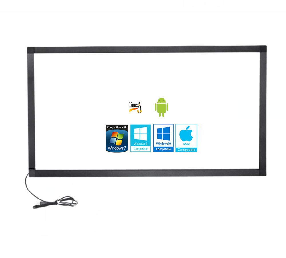 SZXTTOUCH 32 Inches 20 Touch Points IR Touch Frame,Infrared Touch Panel,Touch Screen Overlay Kit Plug and Play