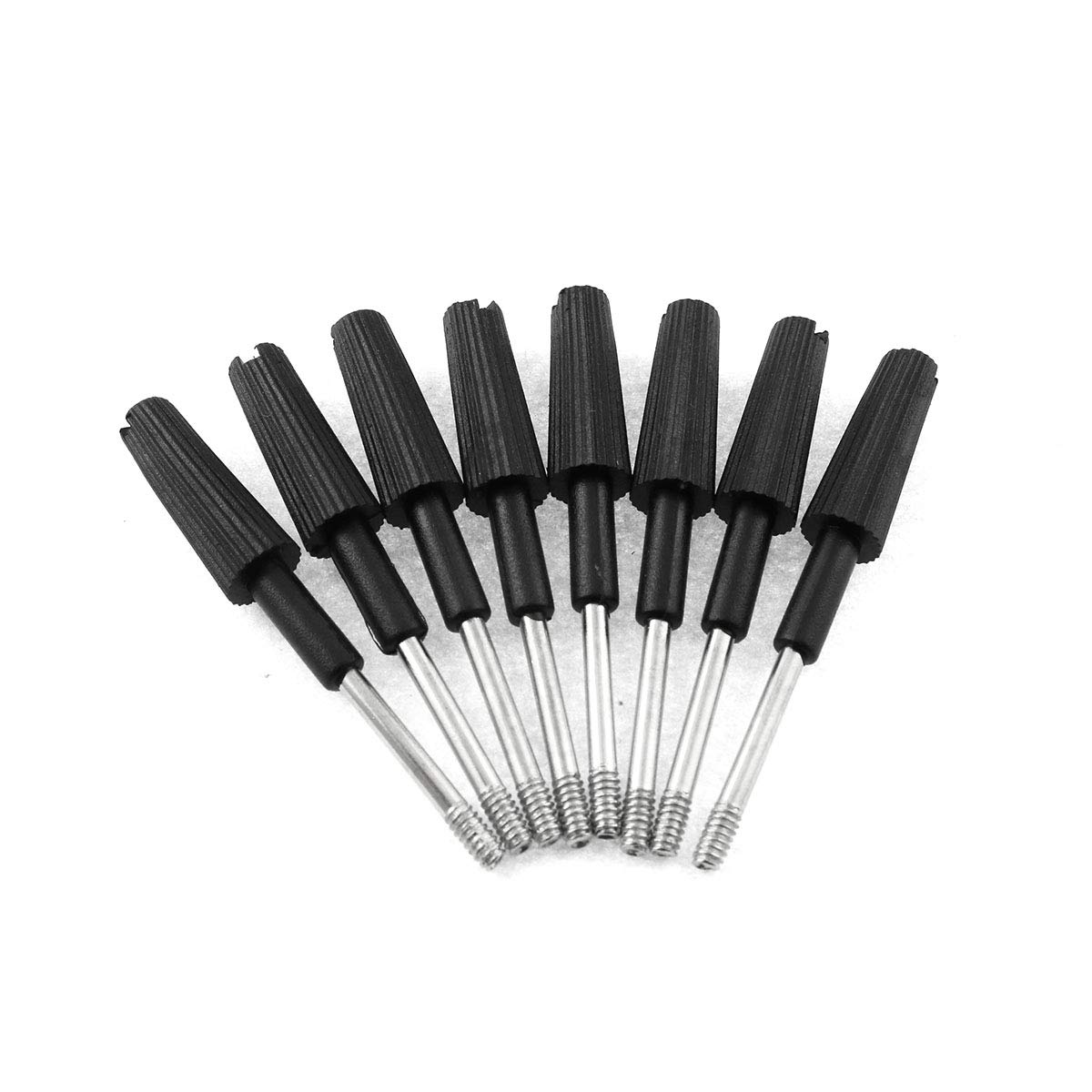 DTTRA Thumb Screws 20pcs #4-40 UNC 47mm Stainless Steel Overmold for Computer Cable DVI Screw