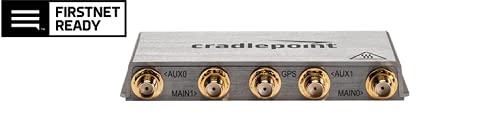 Cradlepoint Branch Adapter Package for Verizon & AT&T First Net LTE Advanced Pro (1200 Mbps) Modem. Includes CBA850 Door and 4 White Antennas