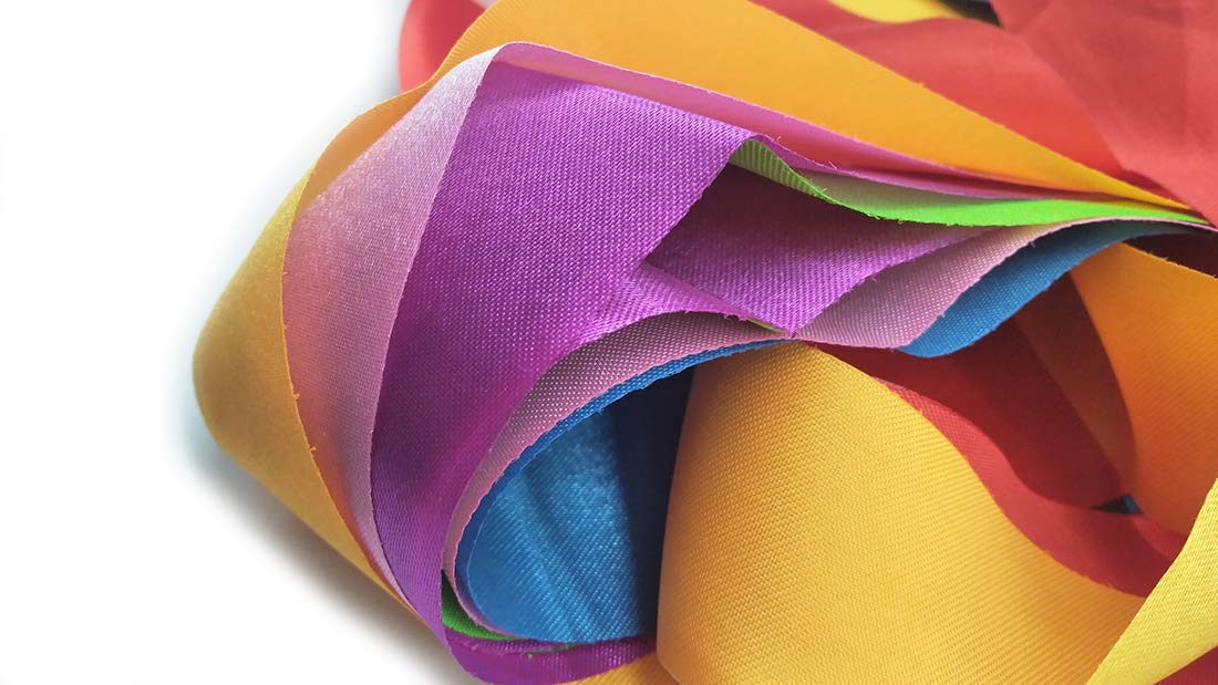AIVIAI Rhythm Ribbon Dance Ribbons Rhythm Streamers for Baby Kids Party Supplies 12 PCS