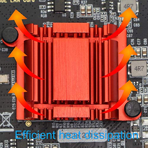 Dual Port Gigabit Ethernet Converged PCI-E x1 Card,2X RJ45 Gigabit Network Interface Controller Adapter,with 82575EB Chipset for Desktops,Work Stations,Servers, with Low Profile Bracket.