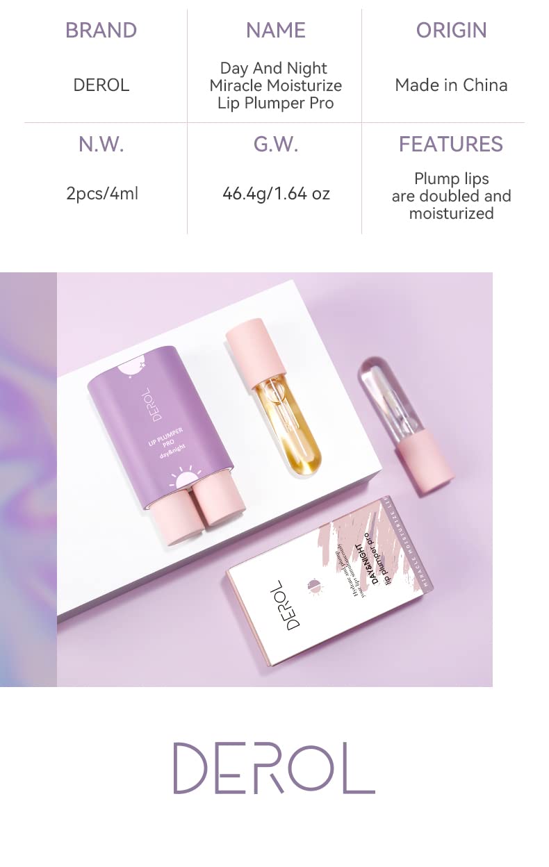 alkcam Lip Plumping, Natural Plumping And Lip Care Serum, Plumping Lip Enhancer, Lip Mask, Beautiful Plumping, Moisturizing And Reducing Fine Lines, Day And Night (A) (Upgraded style)
