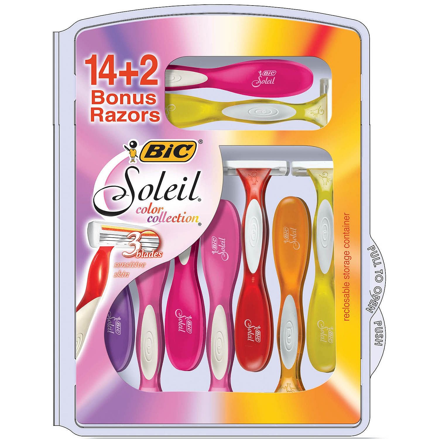 BIC Soleil Color Collection Razors (14 + 2)