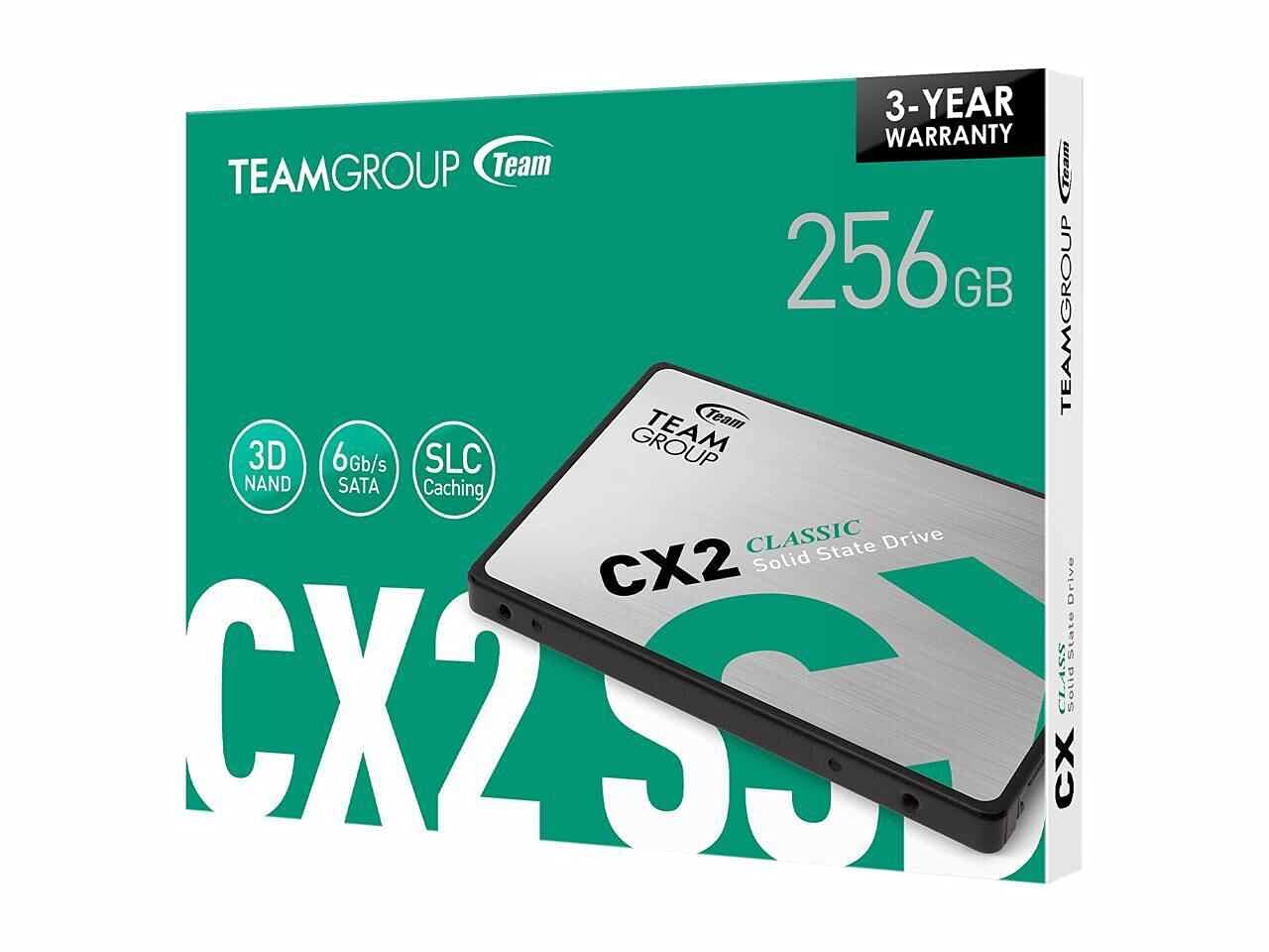 Team Group CX2 2.5" 256 GB Serial ATA III 3D NAND