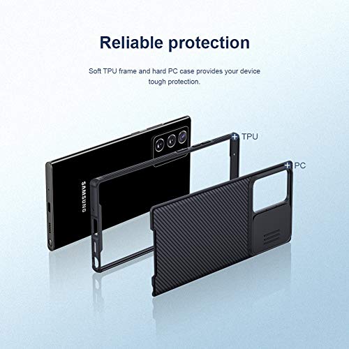 Samsung Galaxy Note 20 Ultra/Note 20 Ultra 5G Phone Case,Camera Protection Slide Protect Cover Lens Protection Case (for Samsung Galaxy Note 20 Ultra)