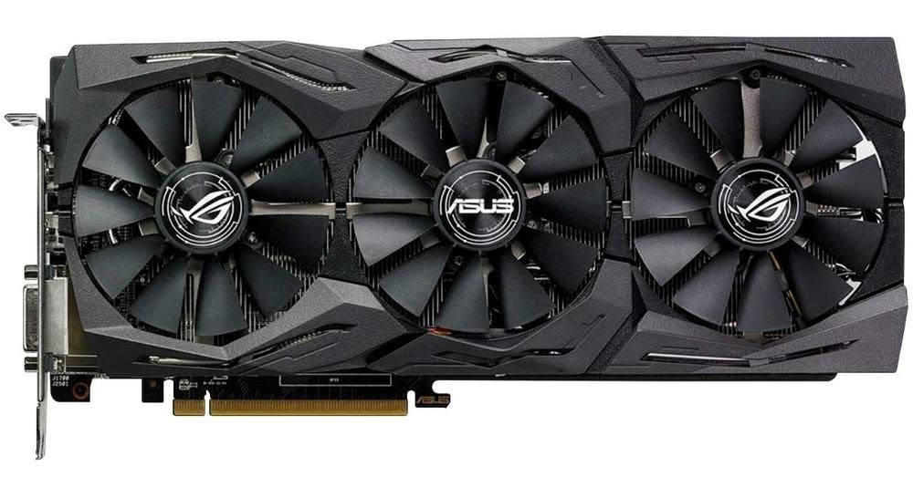 ASUS ROG-STRIX-RX580-O8G-GAMINGOC Edition GDDR5 DP HDMI DVI VR Ready AMD Graphics Card