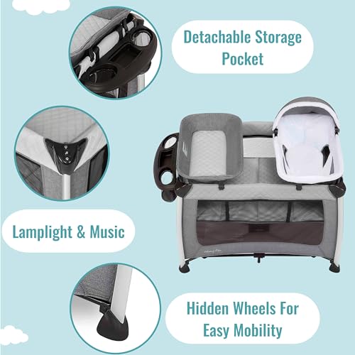 Dream On Me Princeton Deluxe Nap 'N Pack Play Yard