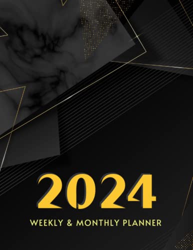 2024 Planner Weekly and Monthly: January to December 2024 Calendar with Federal Holidays