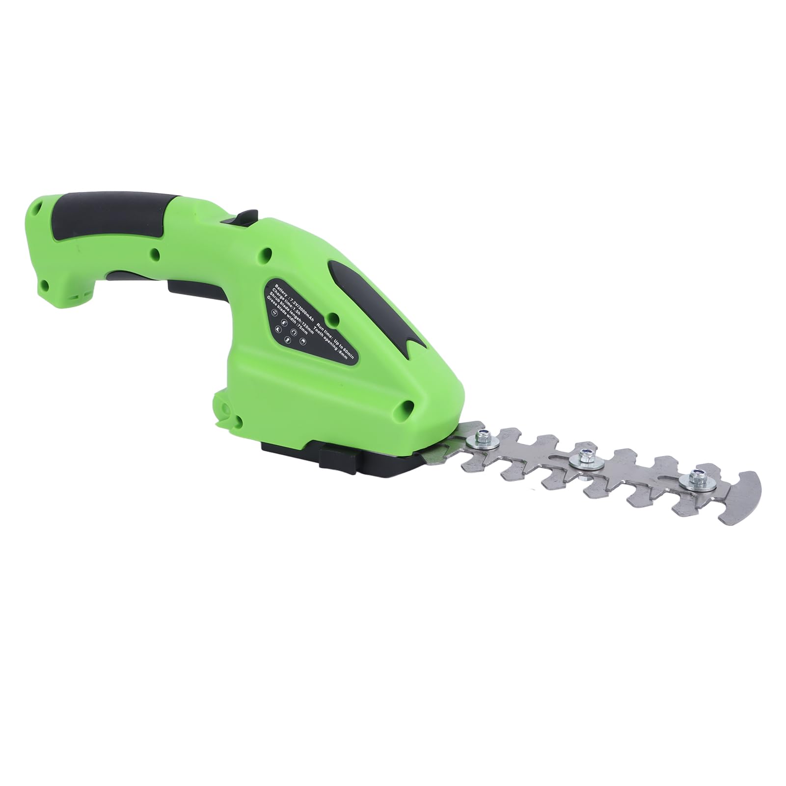 2 in 1 Lightweight Cordless Grass Trimmer for Garden Lawn Pruning, Hedge Trimmer with Powerful Motor, Battery Powered, Compact Design, Safety Design, USB Charging