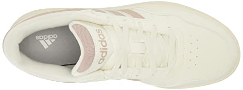 adidas Women's Hoops 3.0 Sneaker, Off White/Wonder Taupe/White, 9