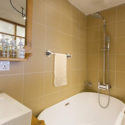 JiePai Suction Cup Towel Bar 16 Inch,Removable Vacuum Suction Towel Holder Suction Towel Rack for Bathroom Kitchen…