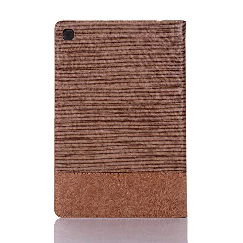 Galaxy Tab S6 Lite Case with Card Slot,elecfan Smart Stand Cover Luxury usiness Cover Protective Case with Card Slot Sleeve for Samsung Galaxy Tab S6 Lite 10.4 inch P610 P615 (Light Brown)