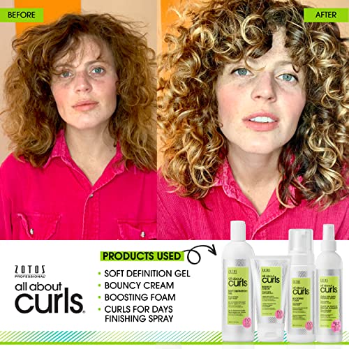 All About Curls Soft Definition Gel | Crunchless Light Hold | Define, Moisturize, De-Frizz | All Curly Hair Types | Vegan & Cruelty Free | Sulfate Free | 15 Fl Oz