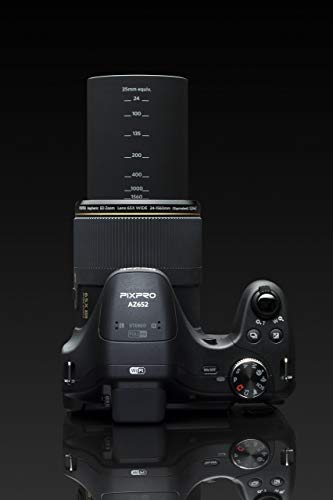 Kodak PIXPRO Astro Zoom AZ652-BK 20MP Digital Camera with 65X Optical Zoom and 3" LCD (Black) (Renewed)