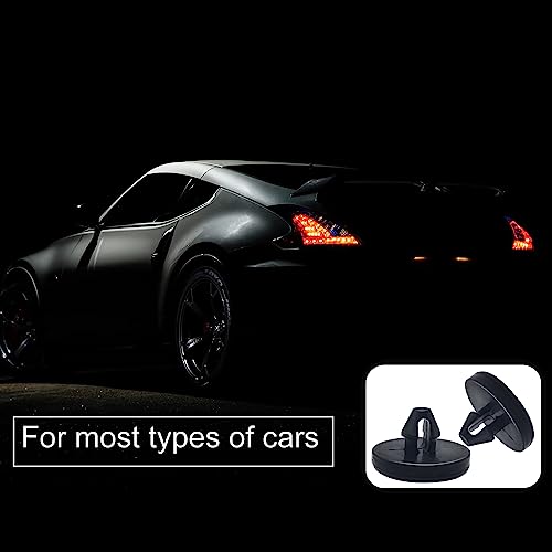 Ajxn 4 PCS Brake Switch Stopper Car Truck Auto Brake Pedal Pad Brake Light Switch Stopper Brake Switch Pad Clutch Pedal Stopper 90541-06036 (Black)
