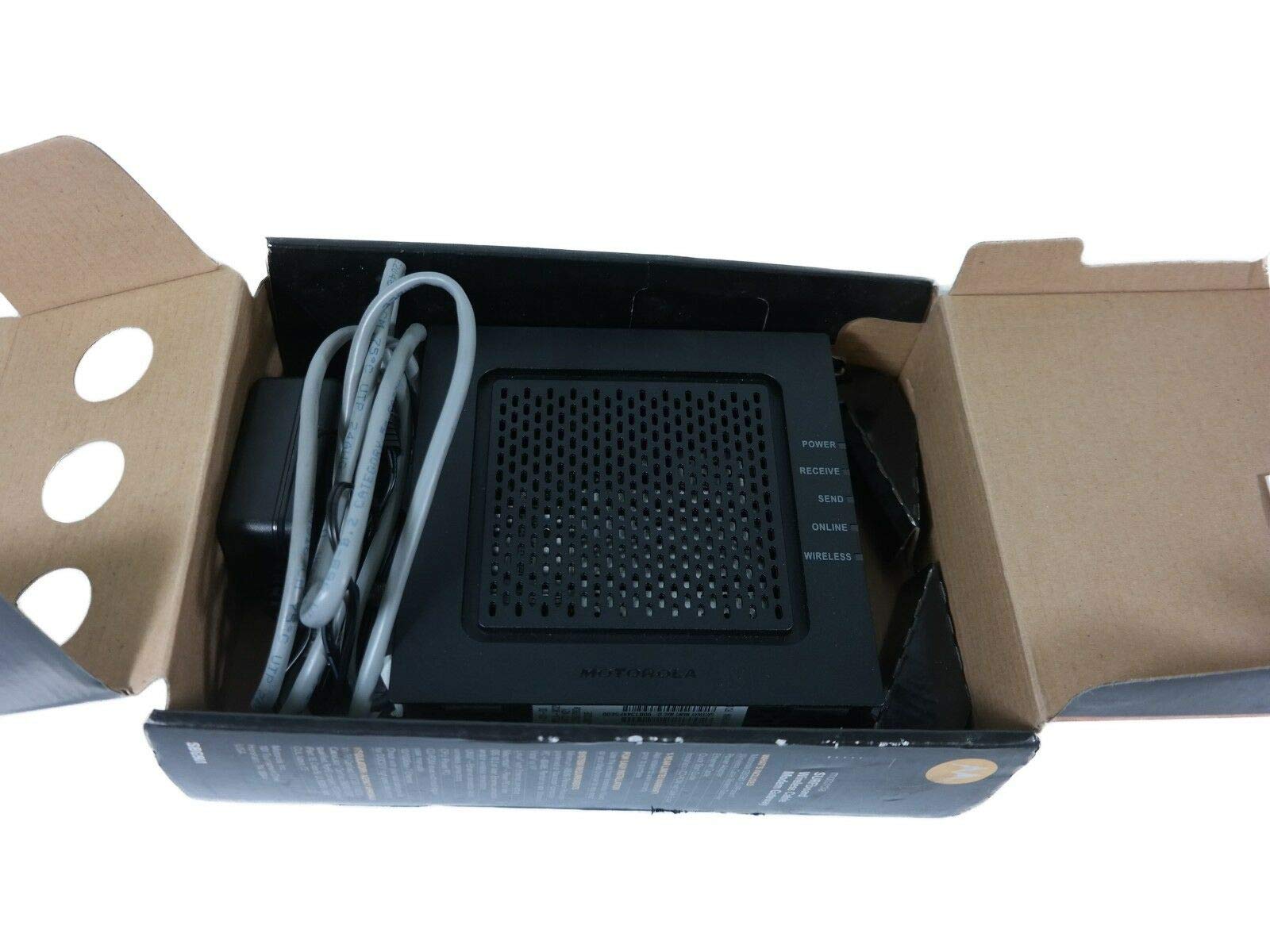 Motorola Surfboard SBG901 Wireless Cable Modem Router Power Supply Bundle
