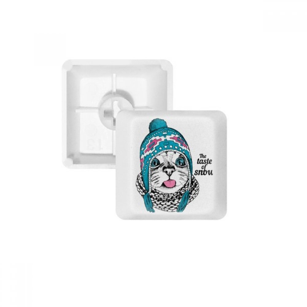 DIYthinker Cat Head The Taste of Snow Cat Protect Animal Pet Keycap Mechanical Keyboard PBT Gaming Upgrade Kit