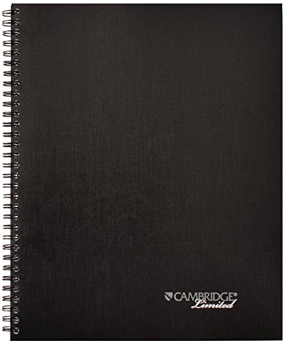 Cambridge Limited Meeting Planner,Side-Bound,11 x 8 1/4, 80 Sheets, Sold as 3 Pack (06132)